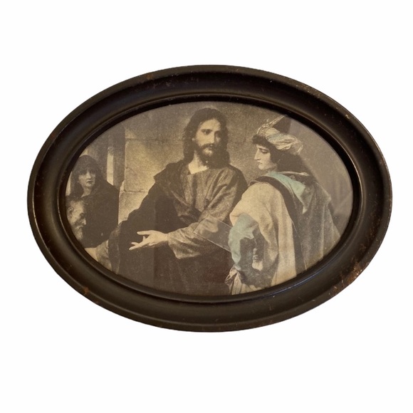 Antique | Wall Decor | Rare Antique Jesus Picture | Poshmark